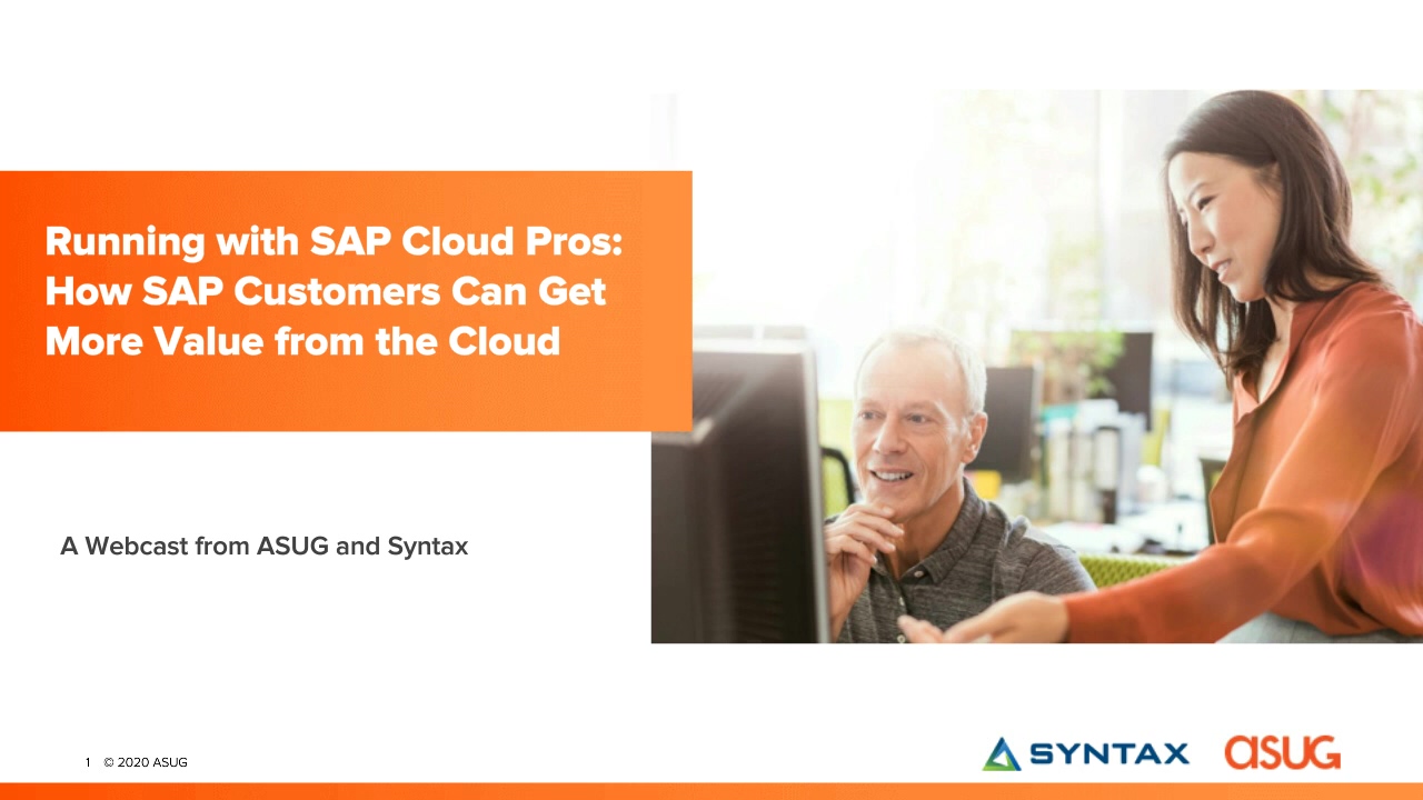 Running with SAP Cloud Pros | On-Demand Webinar